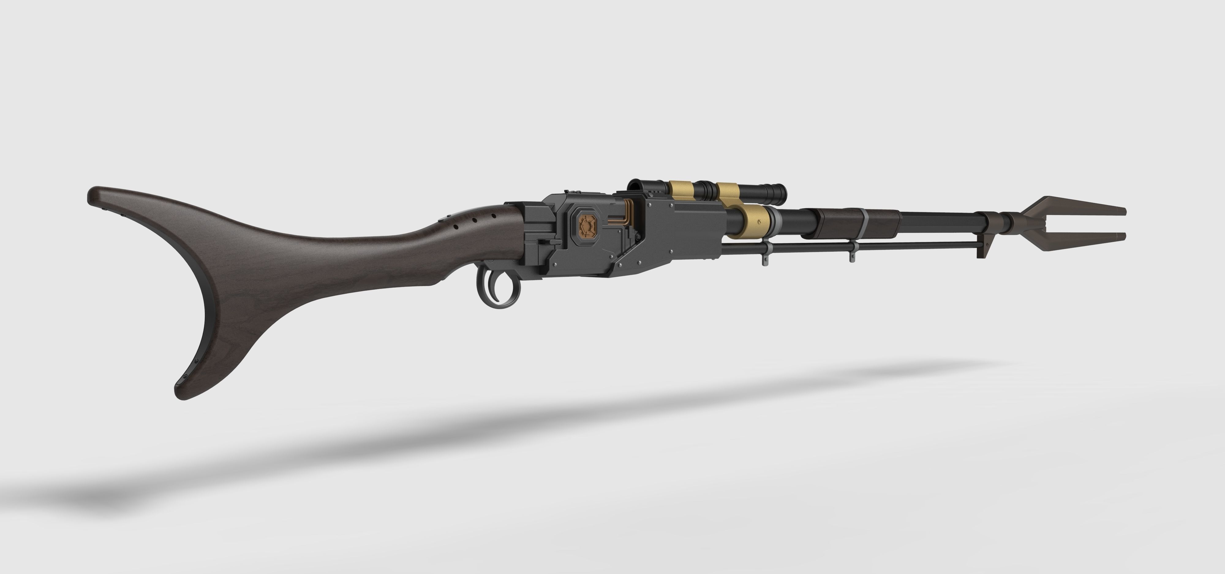 Amban sniper blaster rifle from The Mandalorian 3D model | CGTrader