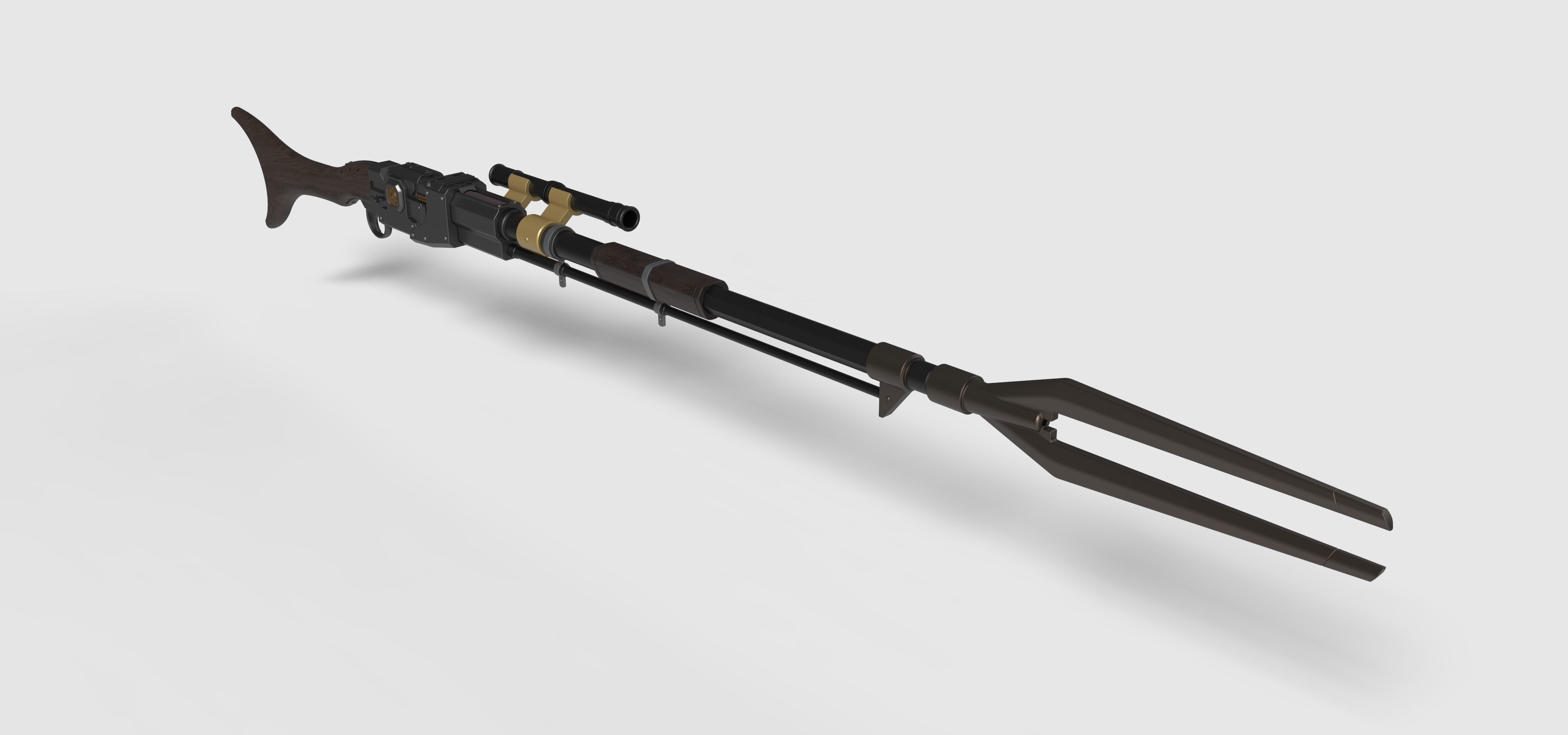 Amban sniper blaster rifle from The Mandalorian 3D model | CGTrader