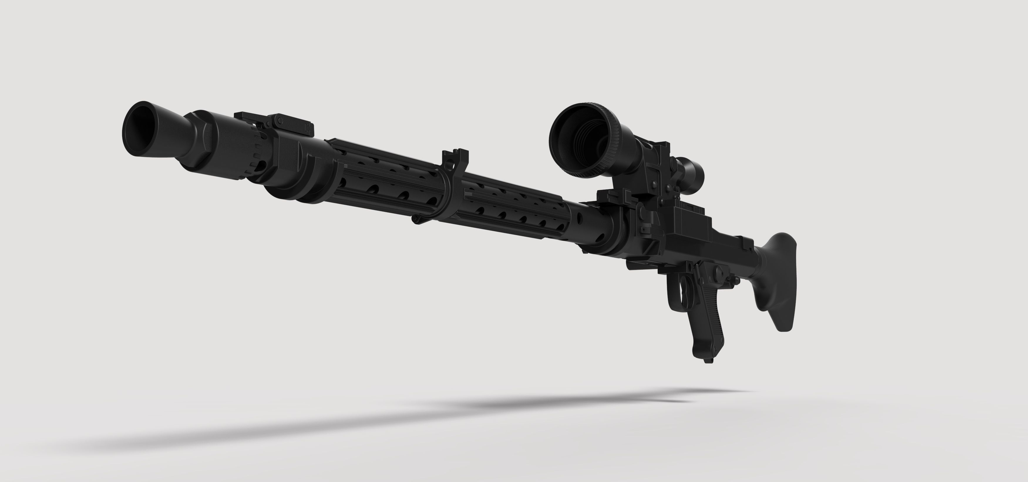 Stormtrooper Heavy Blaster Rifle DLT-19X from Star Wars 3D model | CGTrader