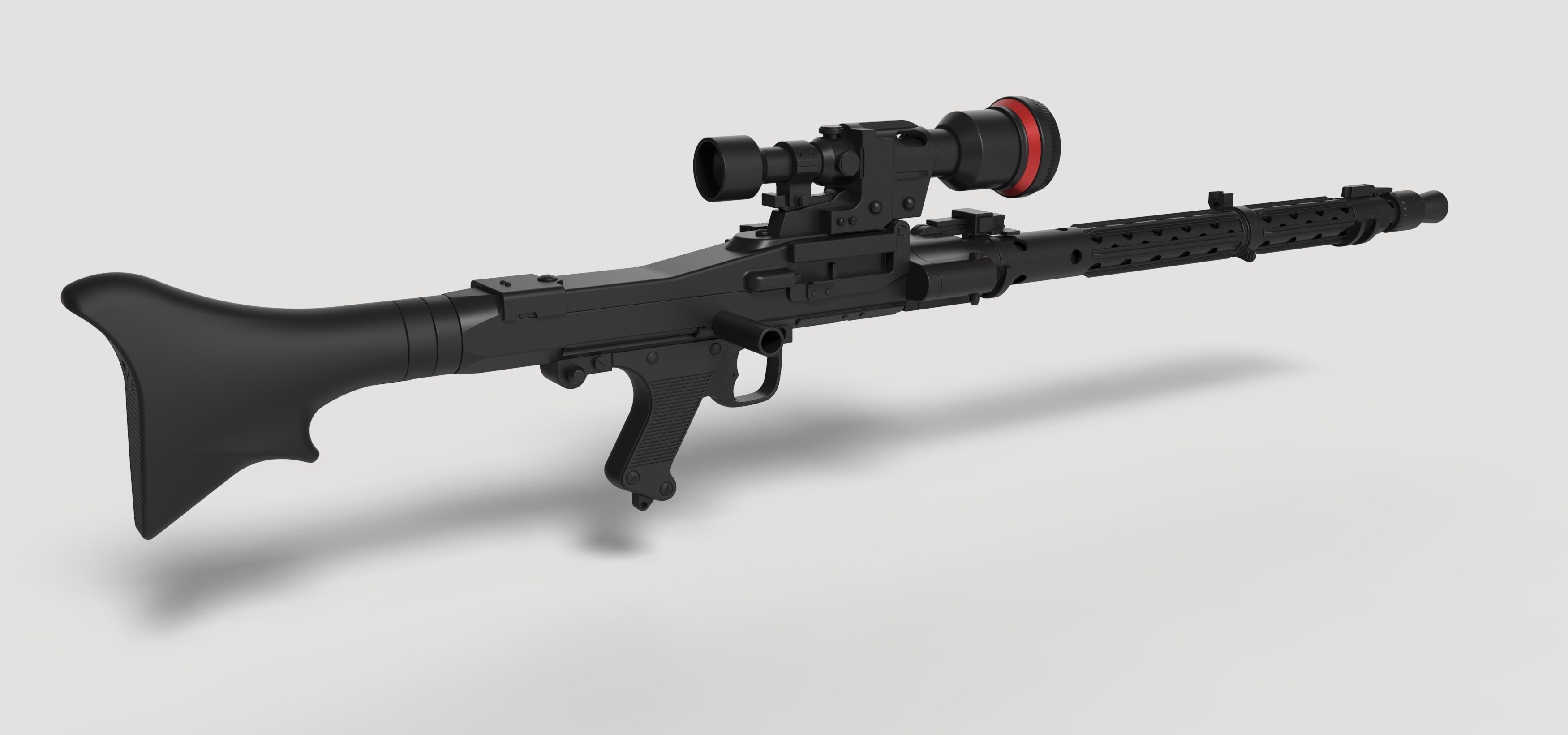 Stormtrooper Heavy Blaster Rifle DLT-19X from Star Wars 3D model | CGTrader