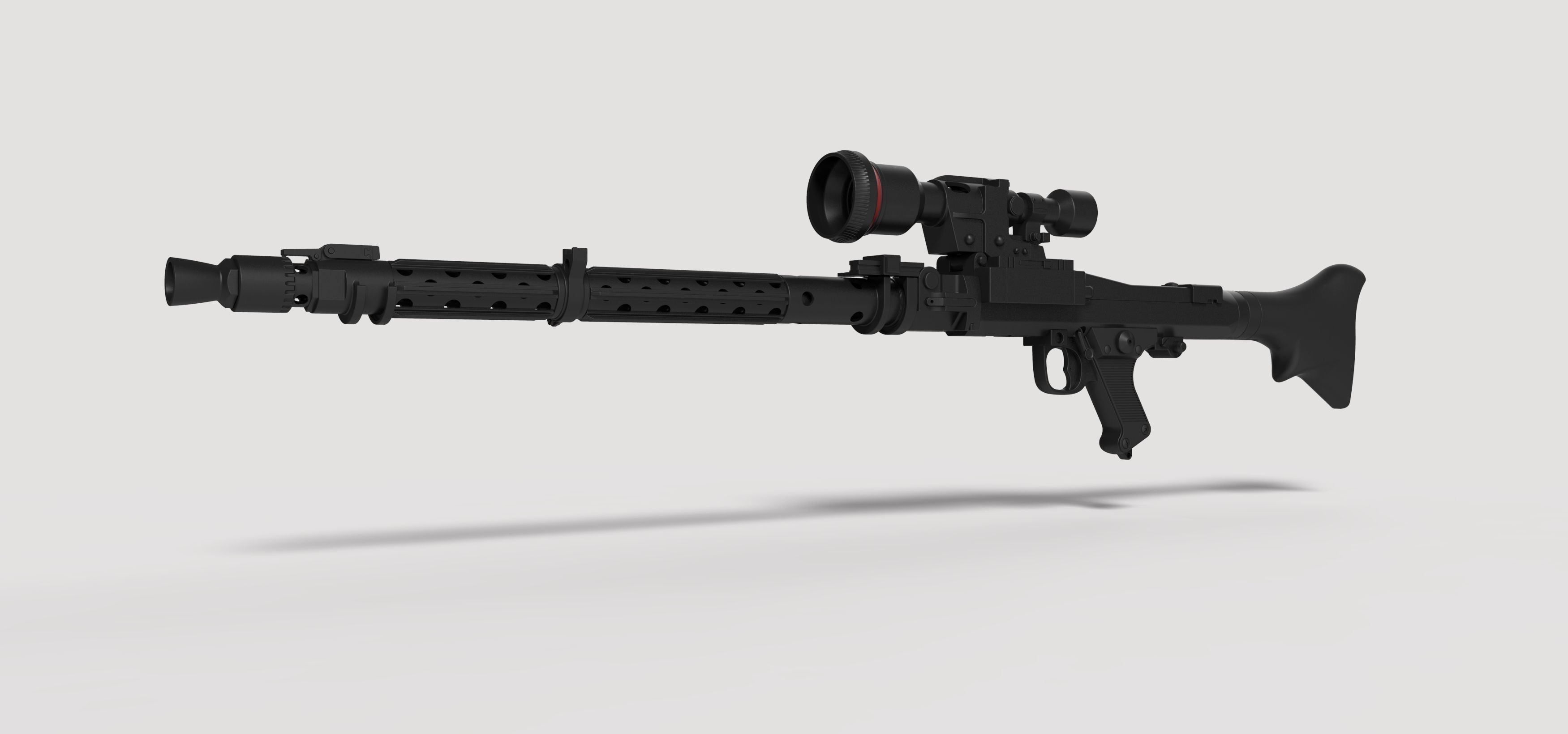 Stormtrooper Heavy Blaster Rifle DLT-19X from Star Wars 3D model | CGTrader