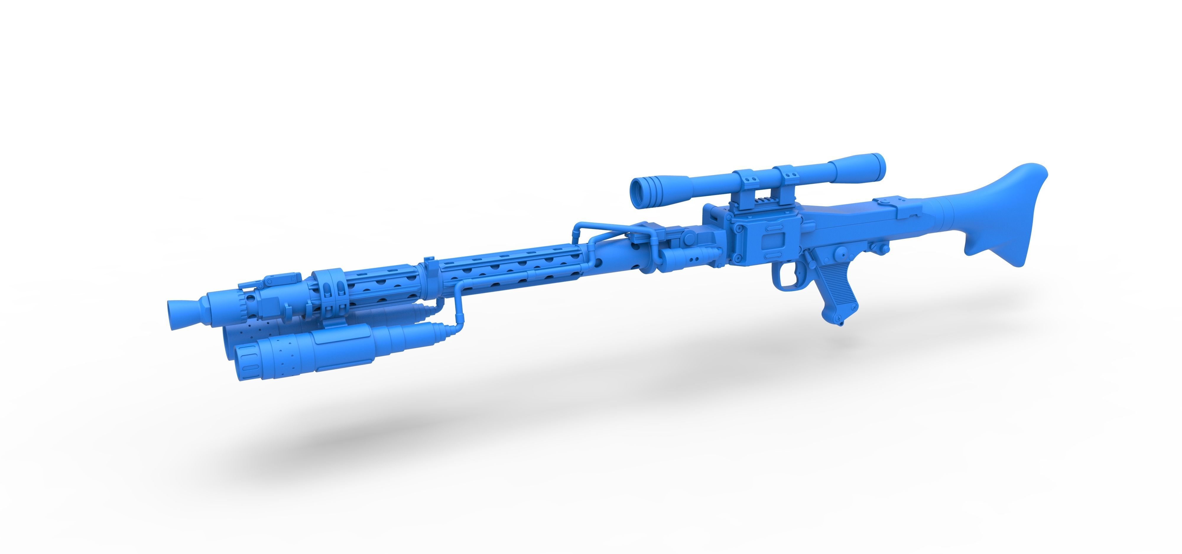 Death Trooper Blaster Rifle DLT-19D from Star Wars 3D model | CGTrader