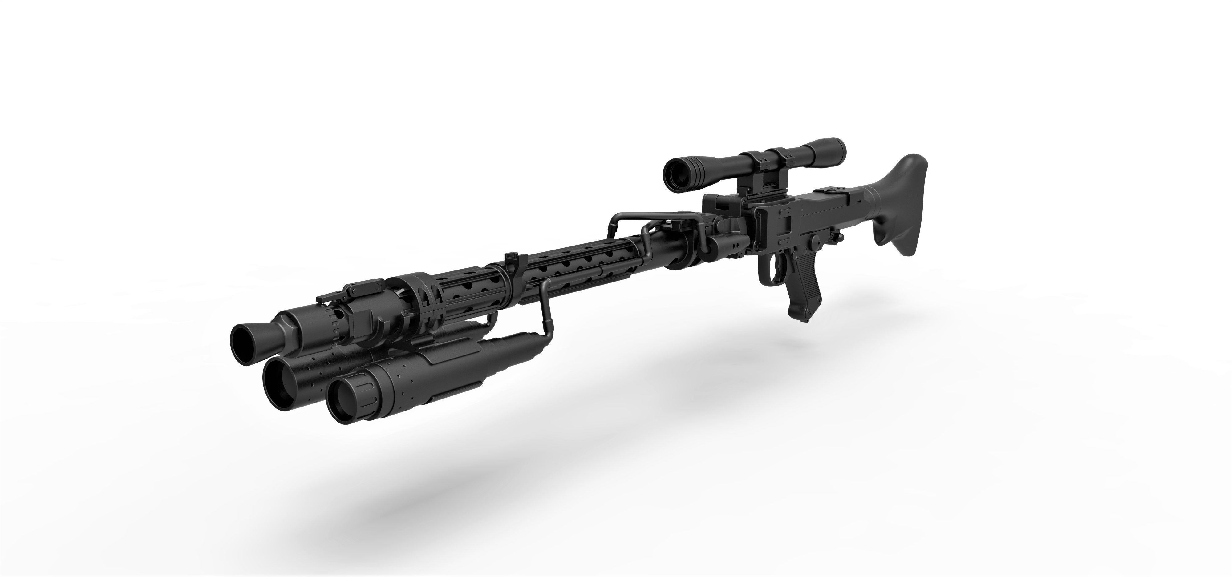 Death Trooper Blaster Rifle DLT-19D from Star Wars 3D model | CGTrader