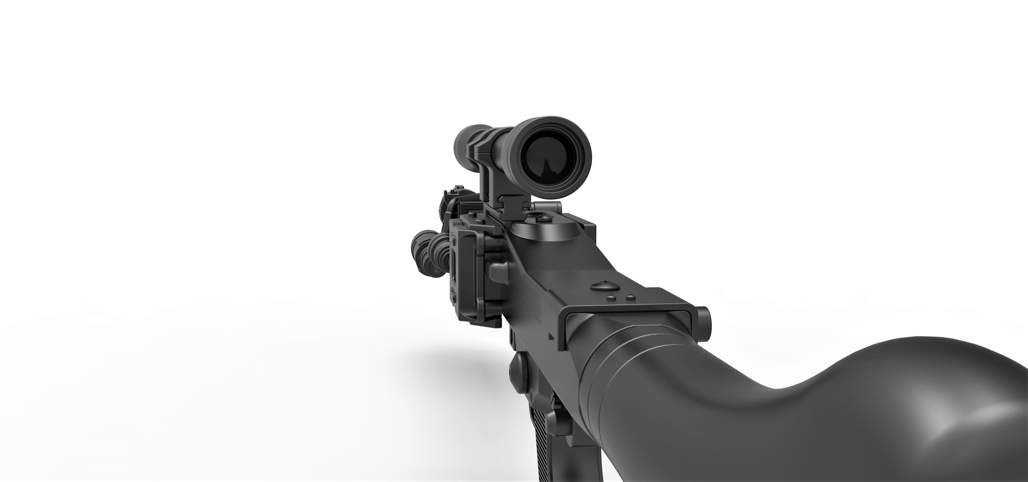 Death Trooper Blaster Rifle DLT-19D from Star Wars 3D model | CGTrader