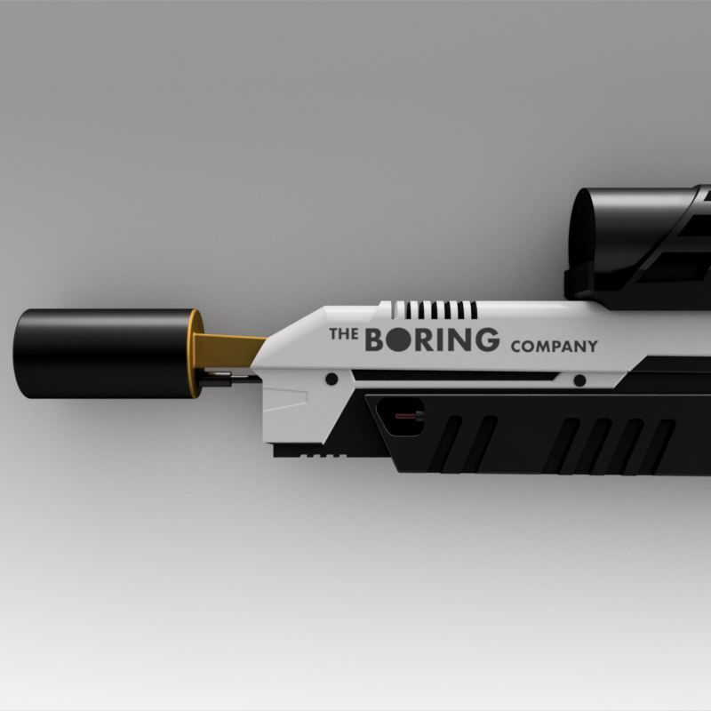 The boring company flamethrower 3D model | CGTrader