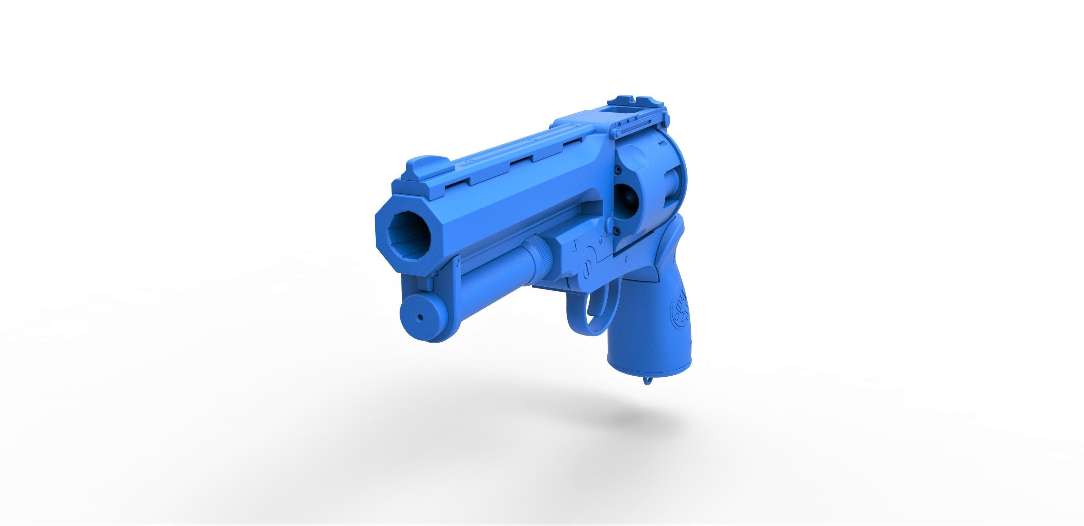 Samaritan Revolver from the movie Hellboy 2004 3D model | CGTrader