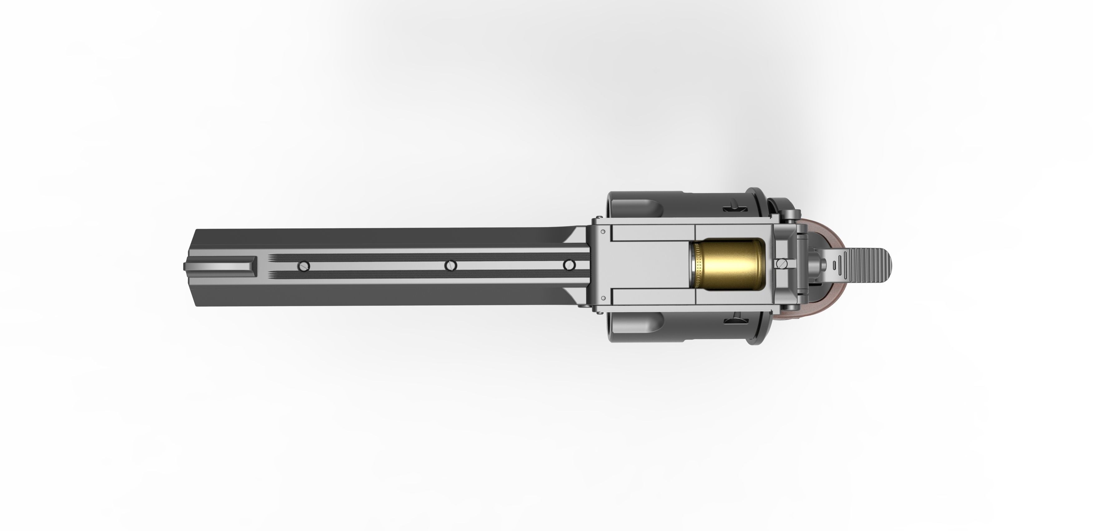 Samaritan Revolver from the movie Hellboy 2004 3D model | CGTrader