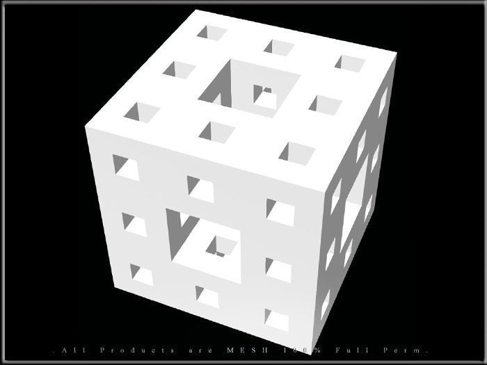 3D model Hole Cube 02 VR / AR / low-poly | CGTrader