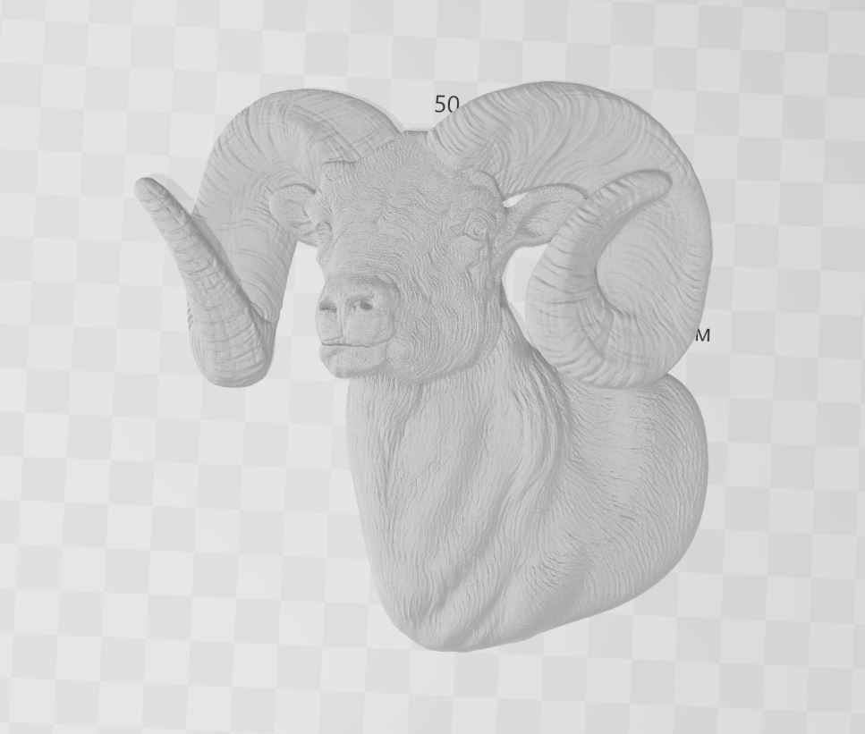 Ram - relief - 2019 3D model 3D printable | CGTrader