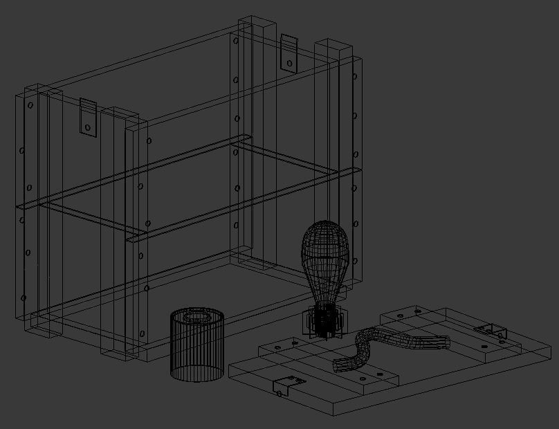3D model Crate explosives VR / AR / low-poly | CGTrader