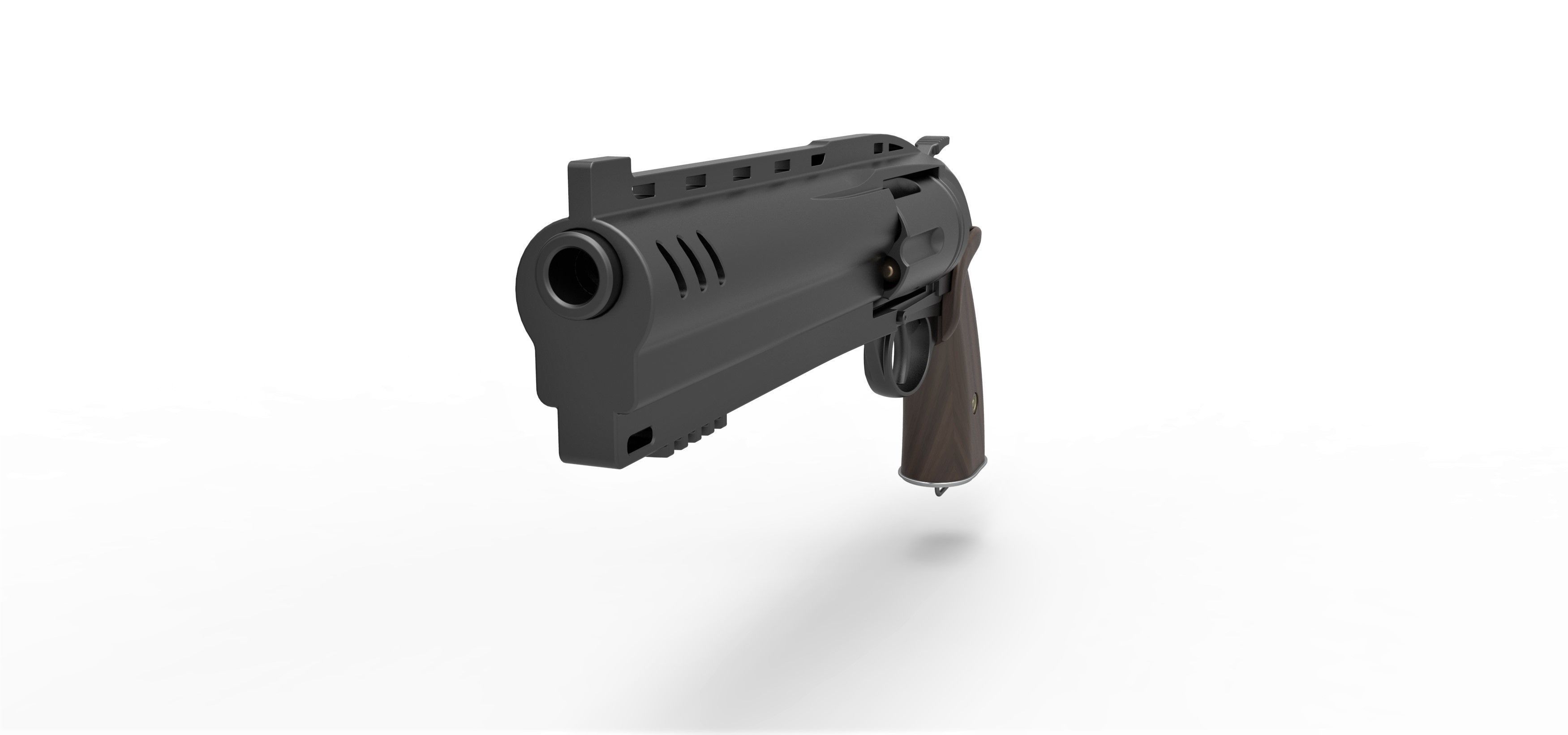 Samaritan Revolver from the movie Hellboy 2019 3D model | CGTrader