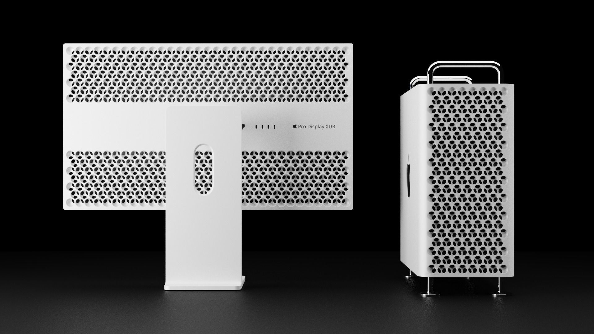 Apple Mac Pro and Pro XDR Display Bundle Collection 3D model | CGTrader