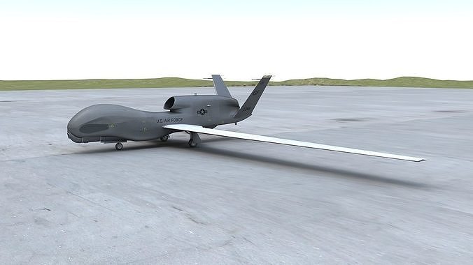 Nasa Global Hawk 3d Model