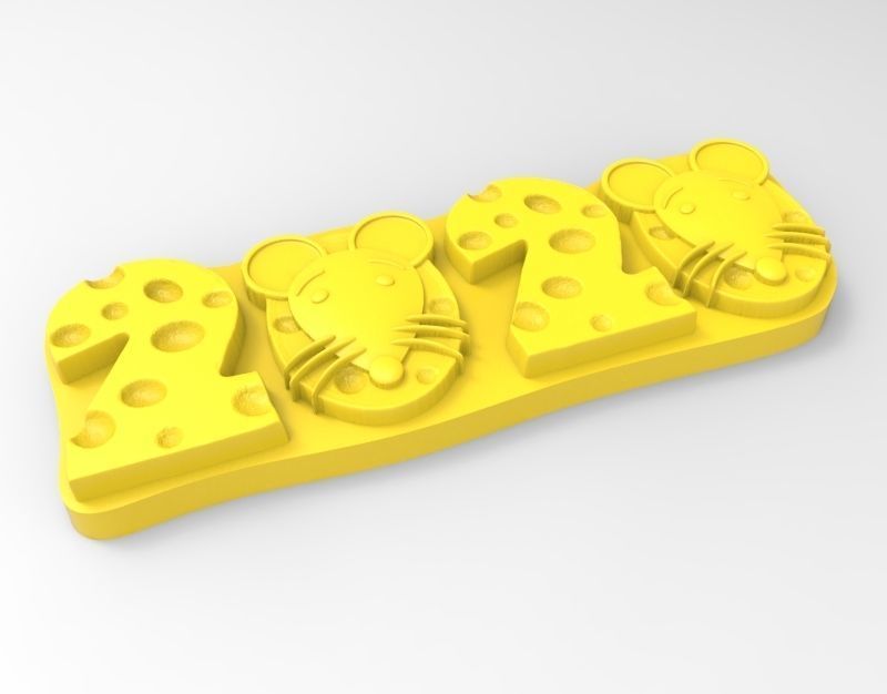 rat cookie mold 3D model 3D printable | CGTrader