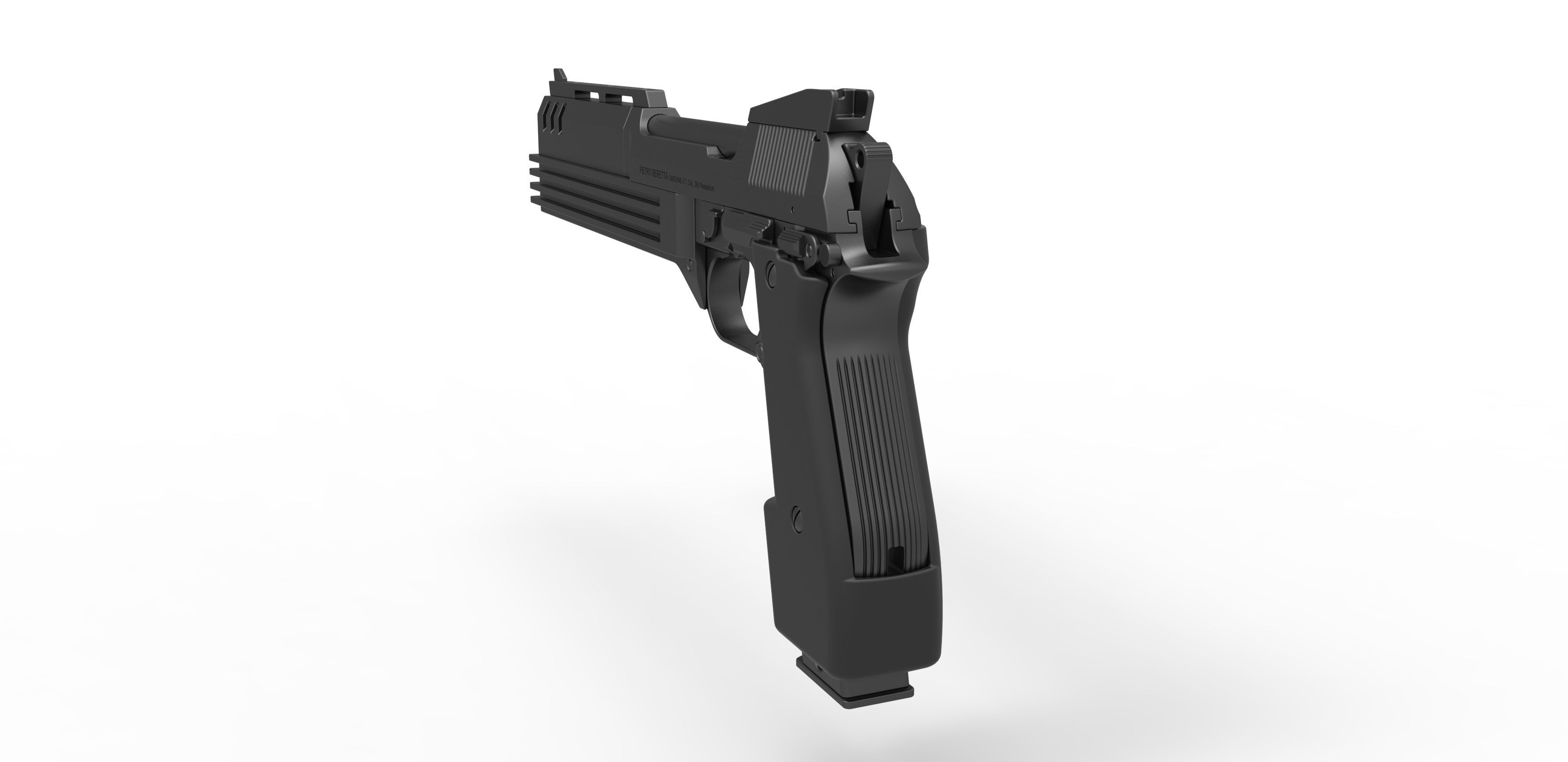 Guess plastic gun 3D model | CGTrader