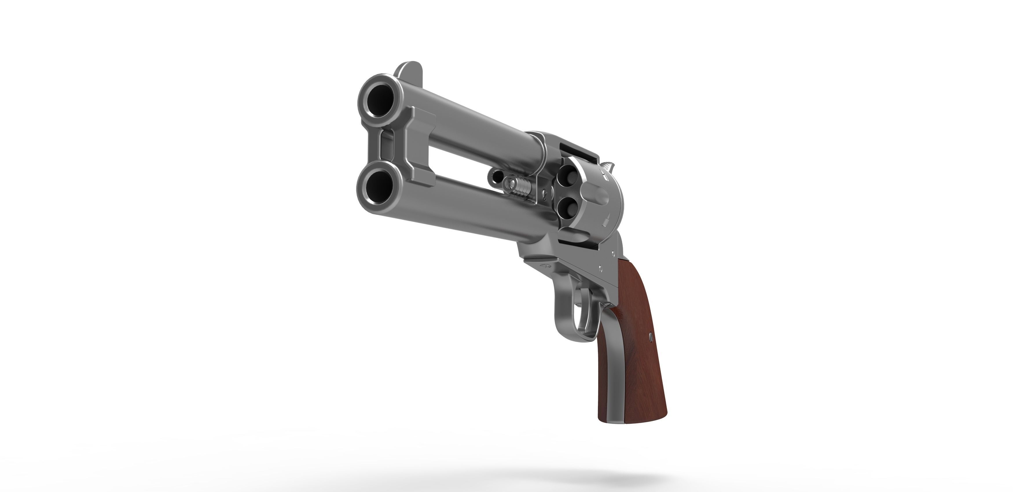 Revolver of agent Whiskey from Kingsman The Golden Circle 2017 3D model ...