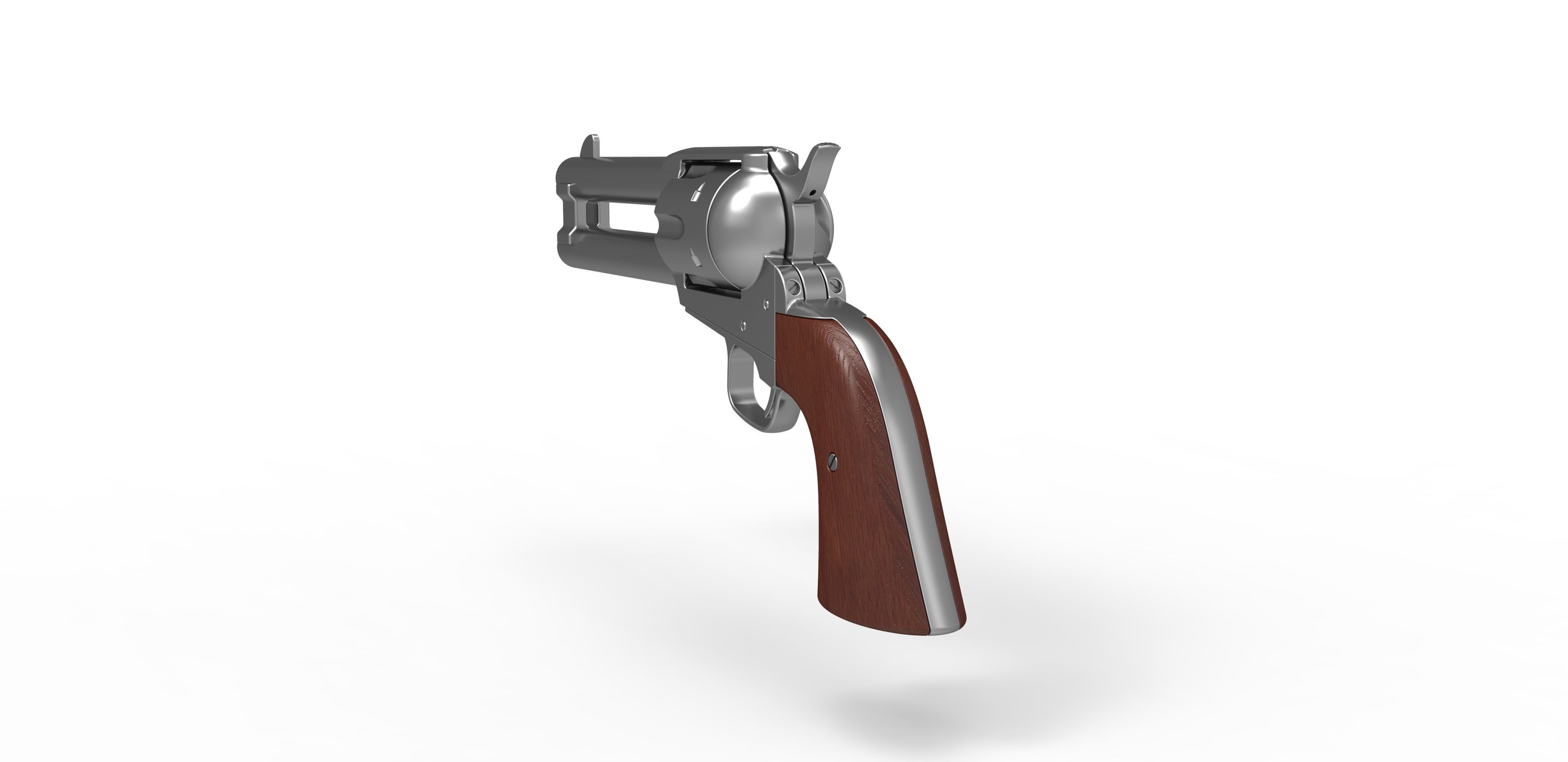 Revolver of agent Whiskey from Kingsman The Golden Circle 2017 3D model ...