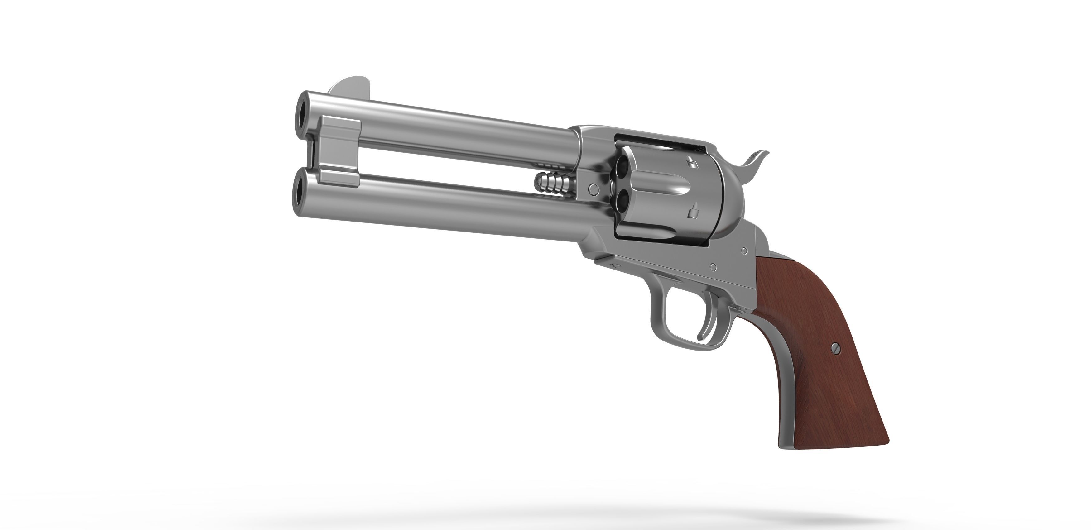 Revolver of agent Whiskey from Kingsman The Golden Circle 2017 3D model ...