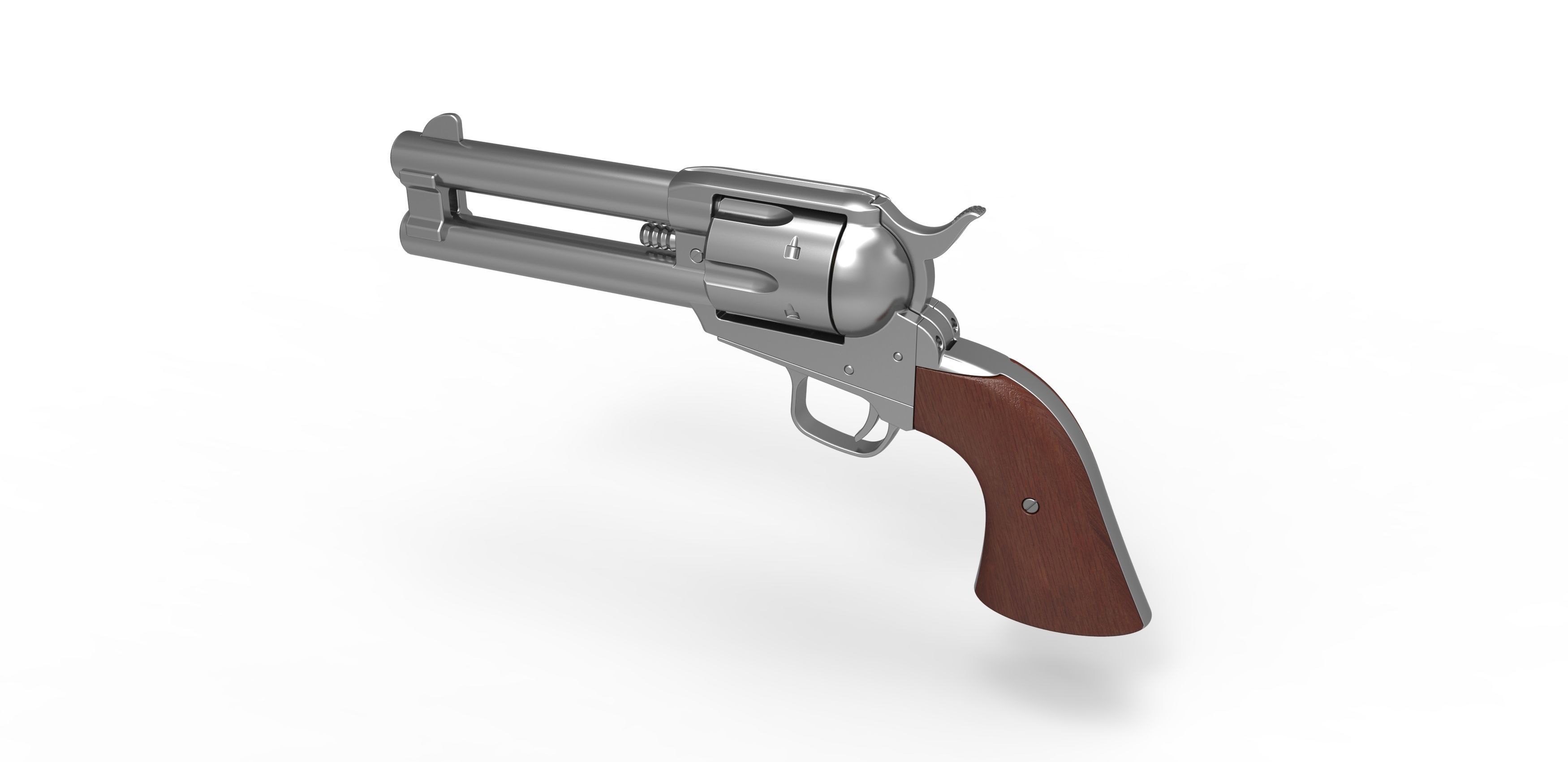 Revolver of agent Whiskey from Kingsman The Golden Circle 2017 3D model ...
