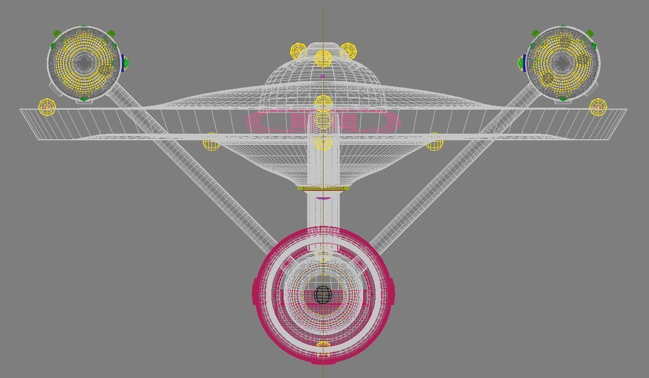 Star Trek The Original Series USS Enterprise free 3D model | CGTrader