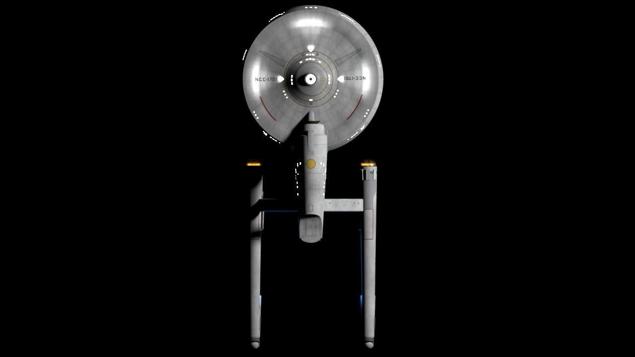 Star Trek The Original Series USS Enterprise free 3D model | CGTrader