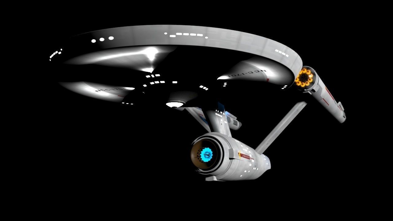 Star Trek The Original Series USS Enterprise free 3D model | CGTrader