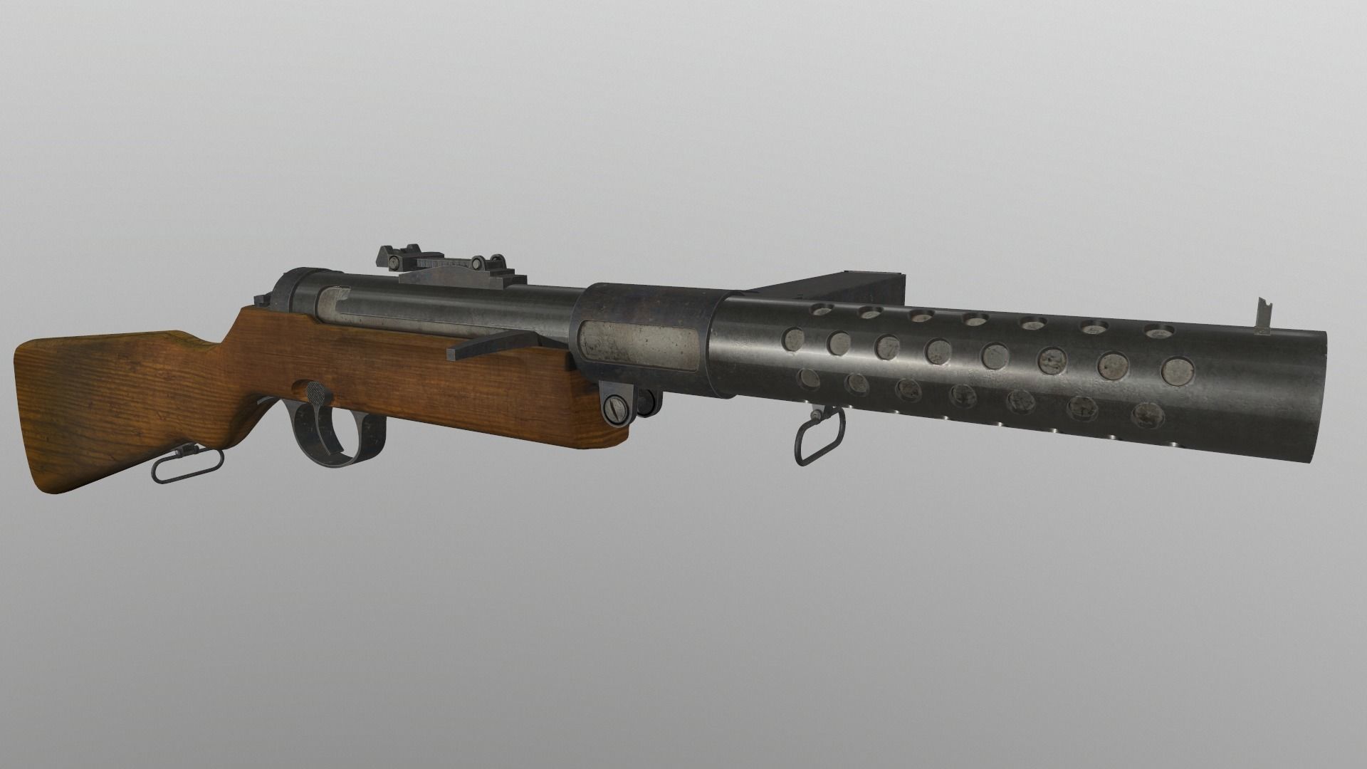 Assault rifle mp 28 3D model | CGTrader