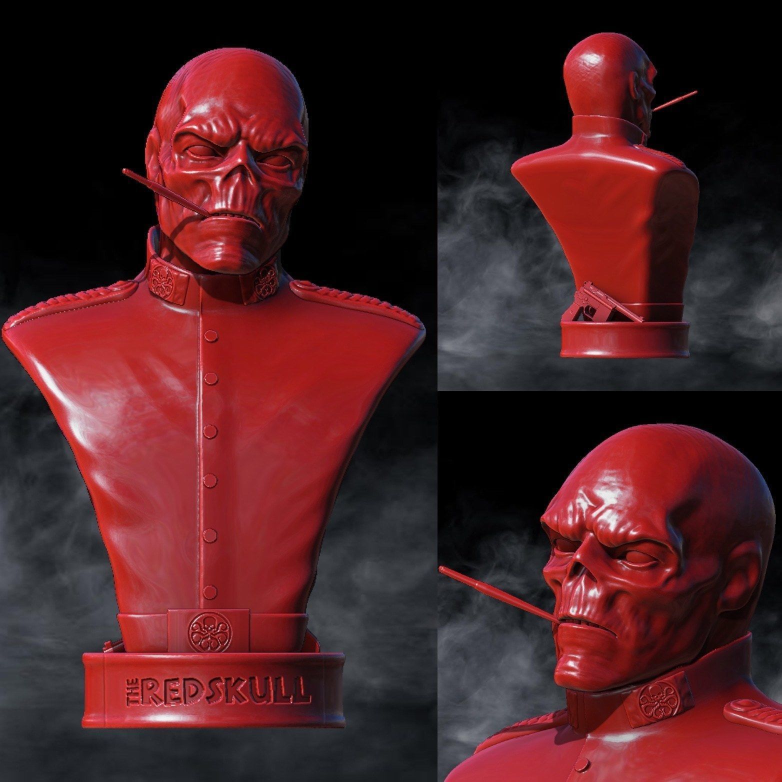 3D printable model The Red Skull Marvel Villain | CGTrader