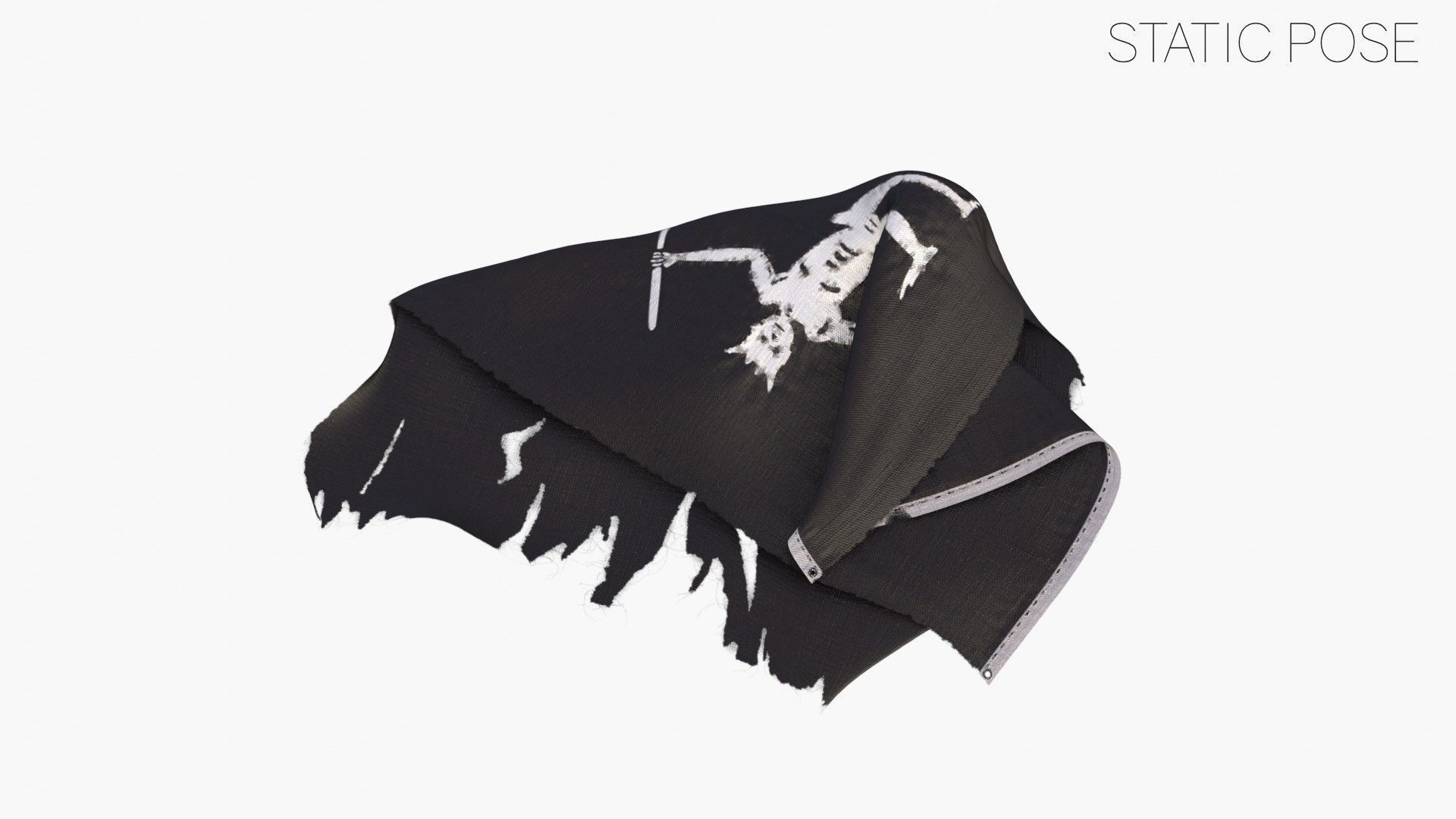 3D model Pirate Flag - Francis Spriggs and Edward Lowe VR / AR / low ...