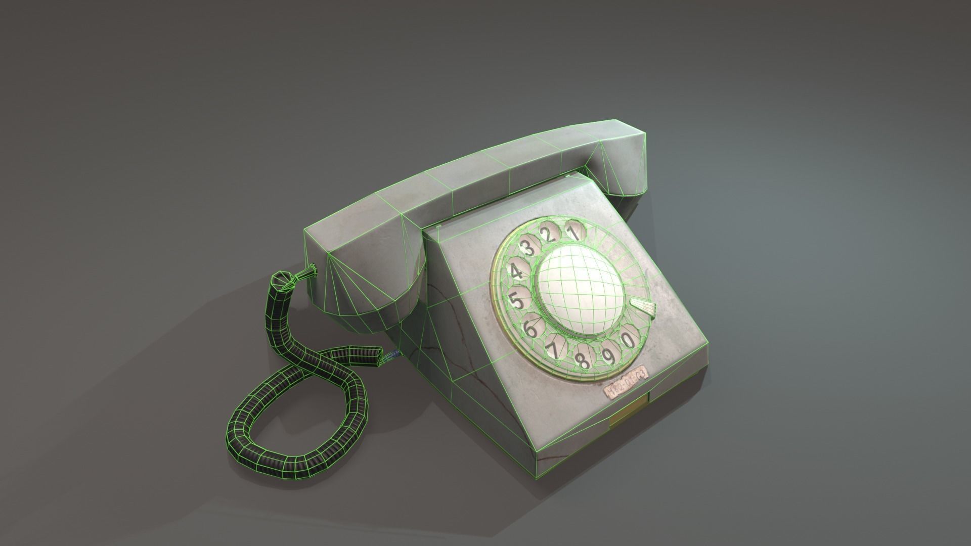 3D model Soviet phone VR / AR / low-poly | CGTrader