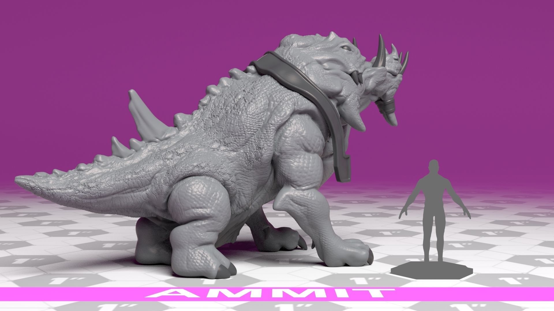 Ammit - 3D Printable Character 3D model 3D printable | CGTrader