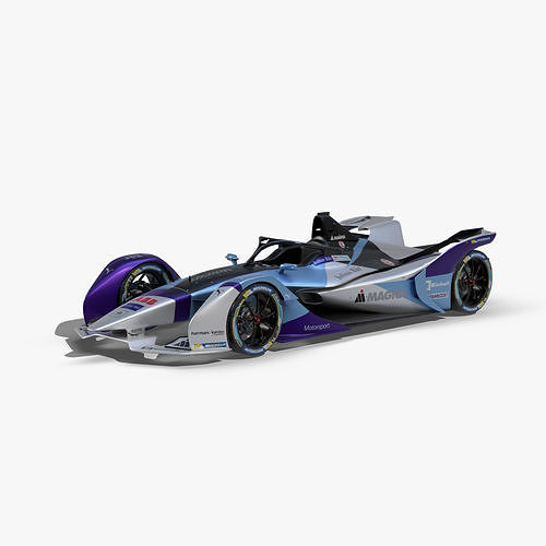 3D model Andretti Formula E 2020 VR / AR / low-poly rigged | CGTrader
