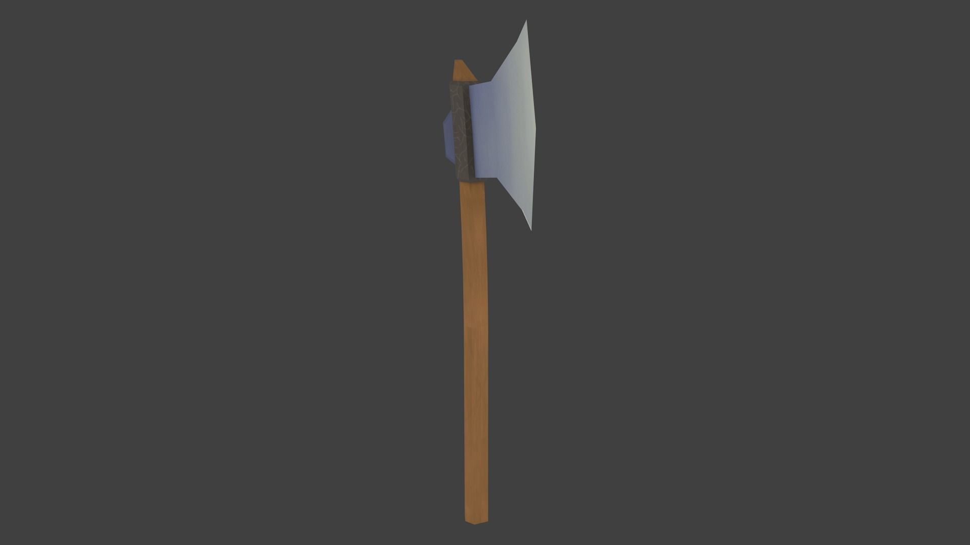 3D model Simple Axe with Basic Texture VR / AR / low-poly | CGTrader