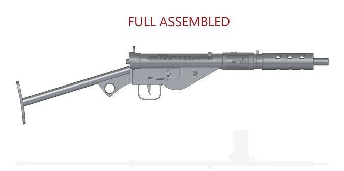 STEN MkII 3D model | CGTrader
