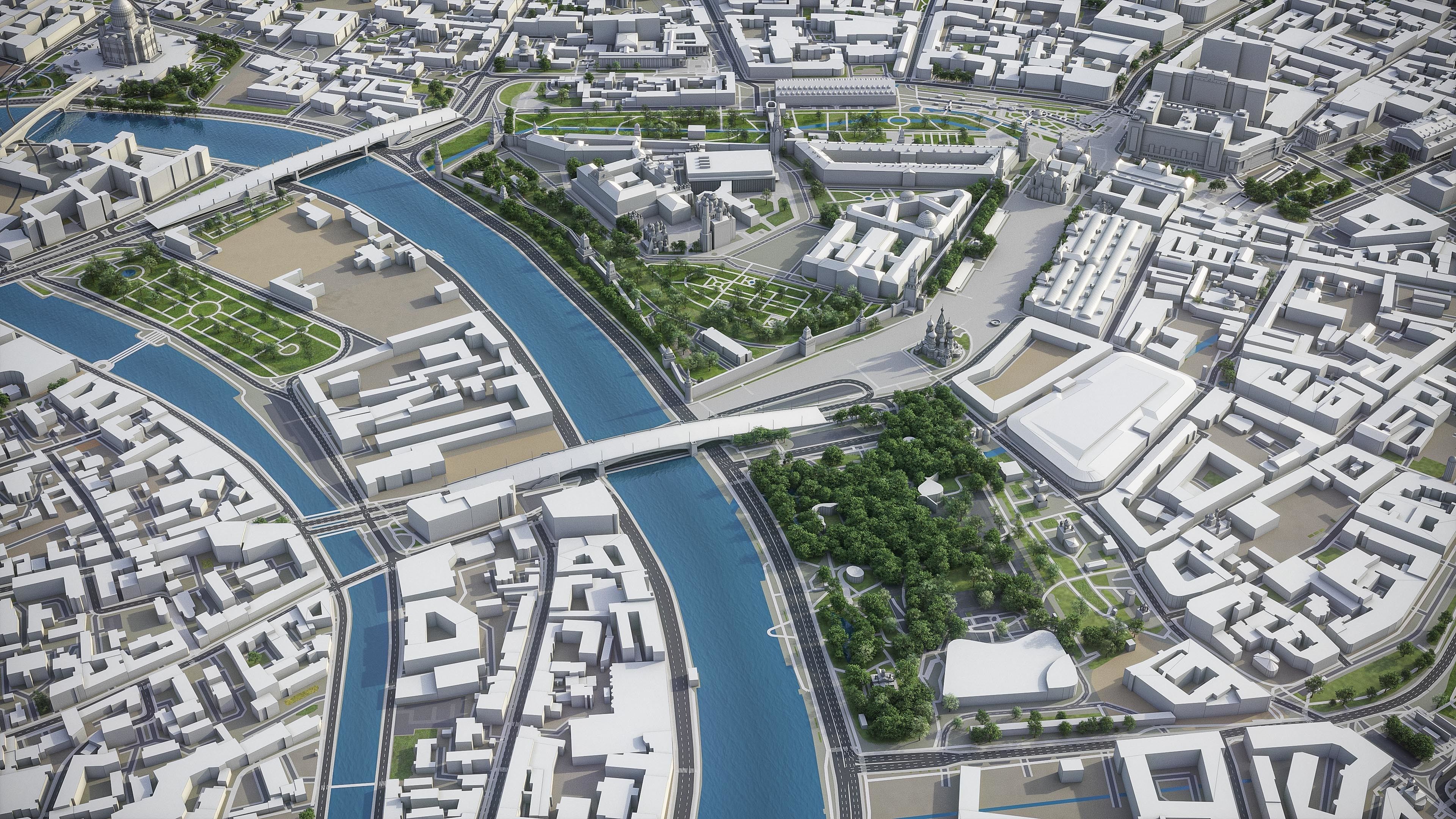 3D Model Collection Moscow VR / AR / low-poly | CGTrader