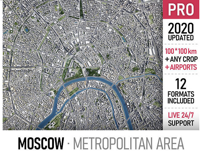 Moscow 3D Model Collection | CGTrader