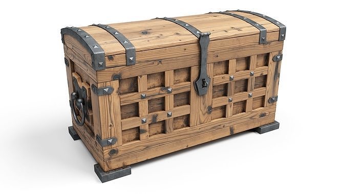3D model Old Chest 06 VR / AR / low-poly | CGTrader