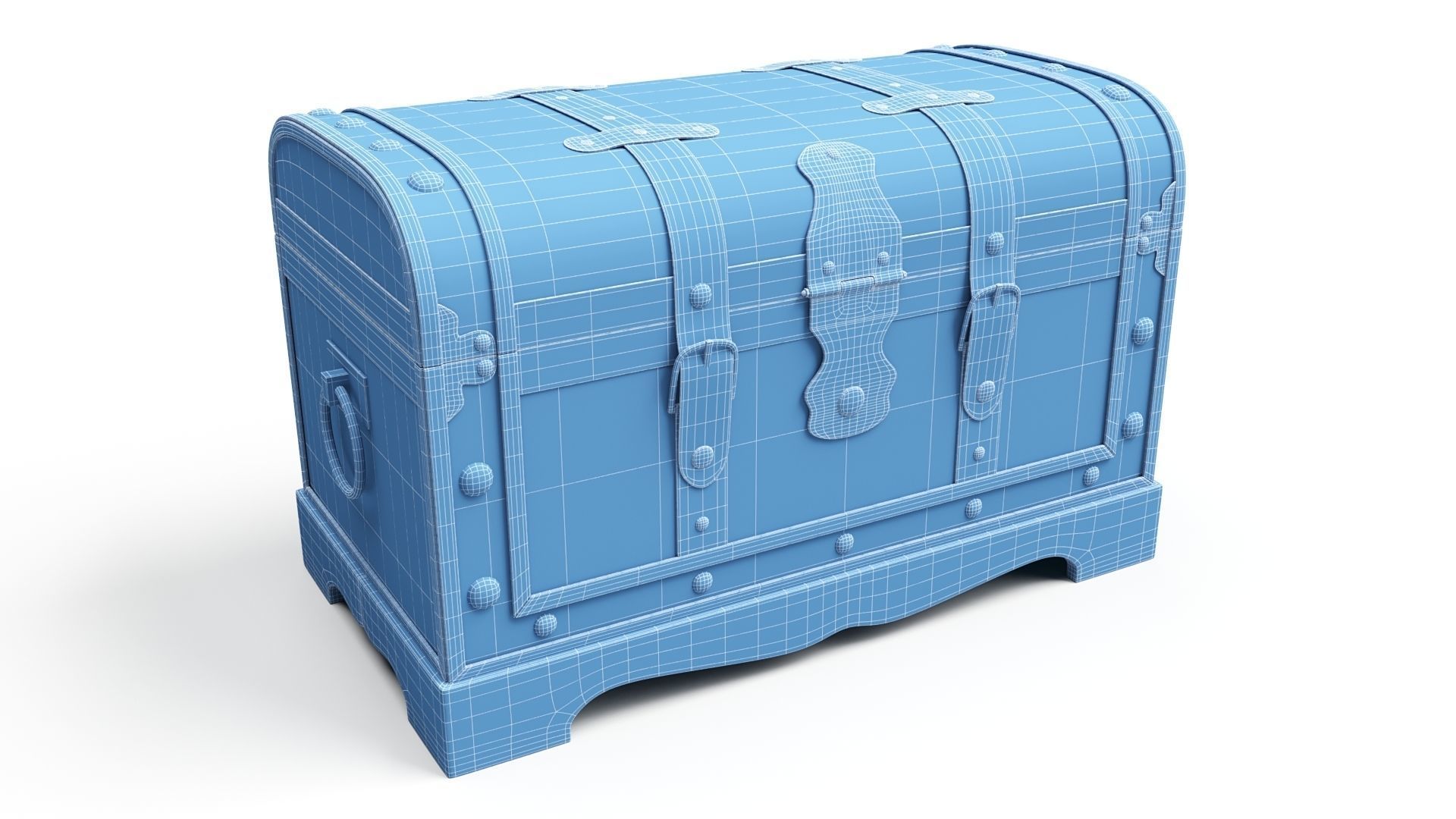 3D model Old Chest 07 VR / AR / low-poly | CGTrader