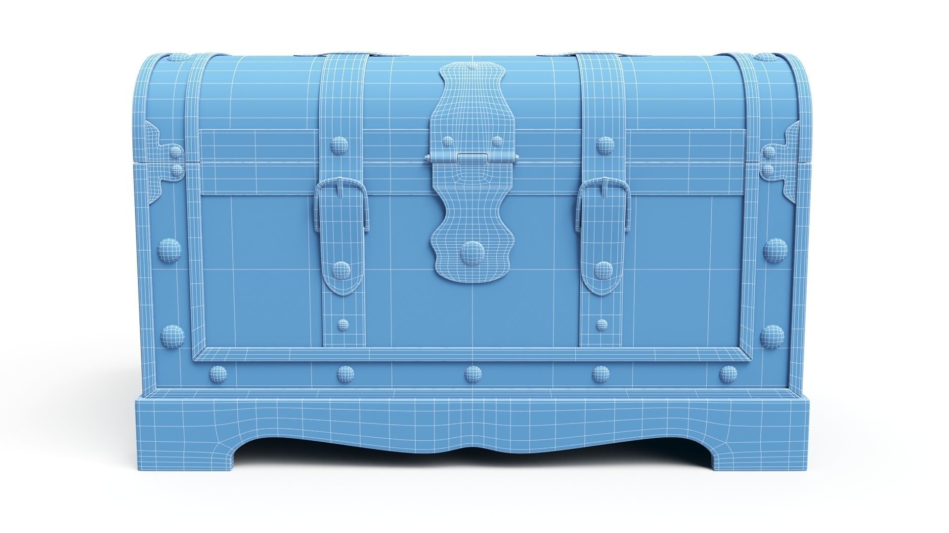 3D model Old Chest 07 VR / AR / low-poly | CGTrader