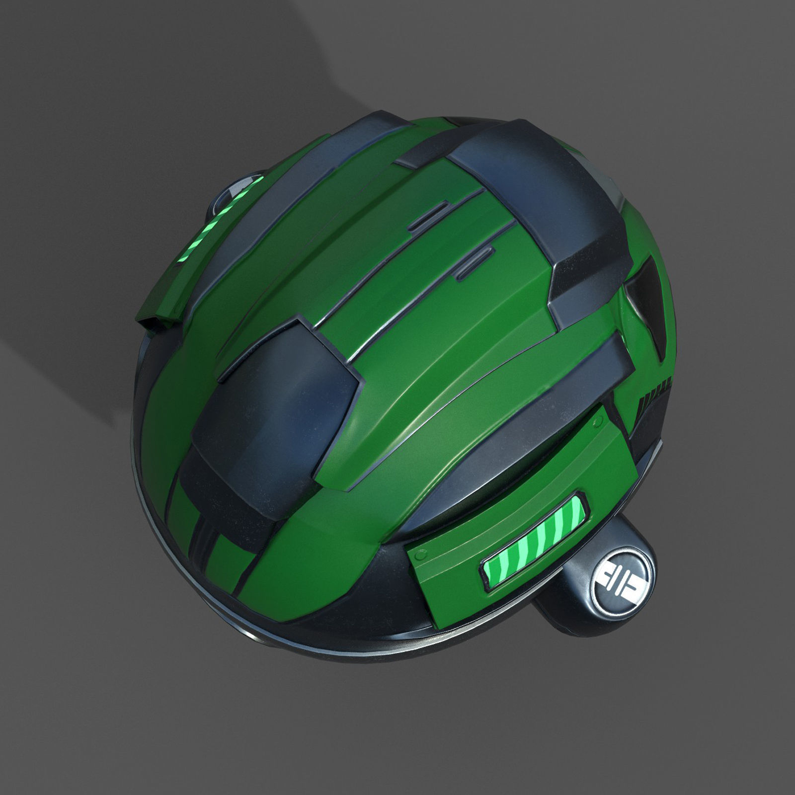 3D model Helmet pilot scifi fantasy armor military combat soldier armor ...