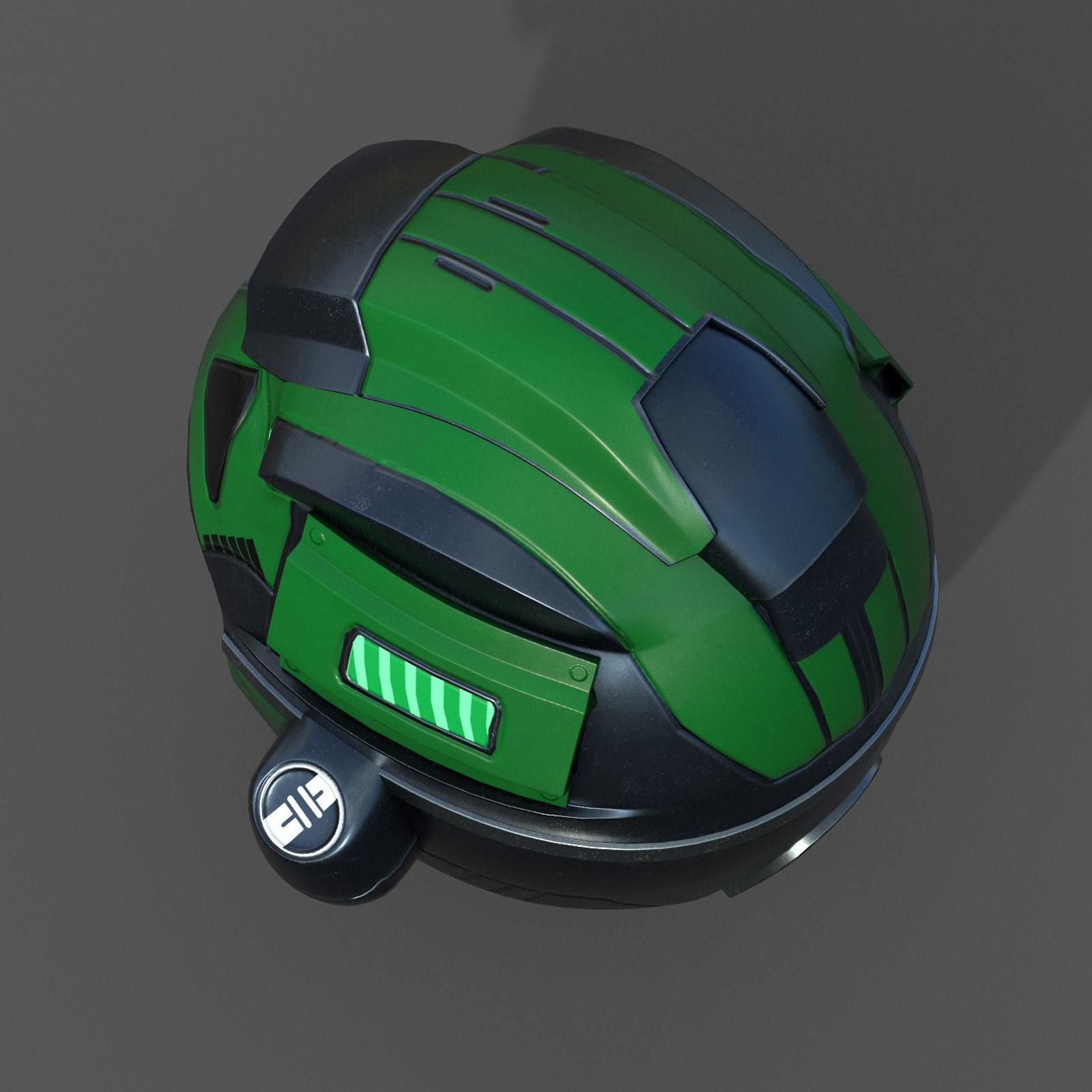 3D model Helmet pilot scifi fantasy armor military combat soldier armor ...