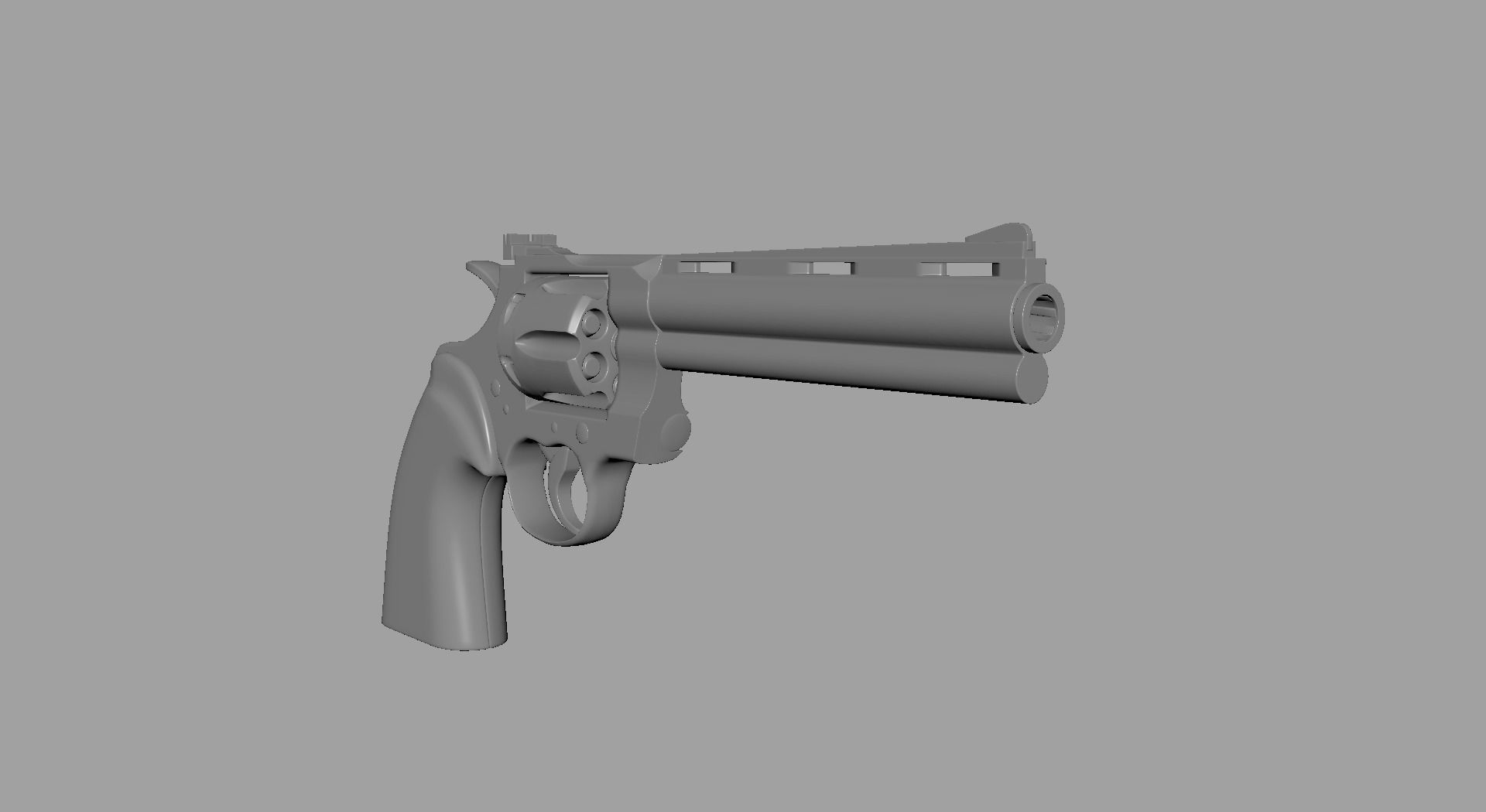 357 Magnum pistol 3D model | CGTrader