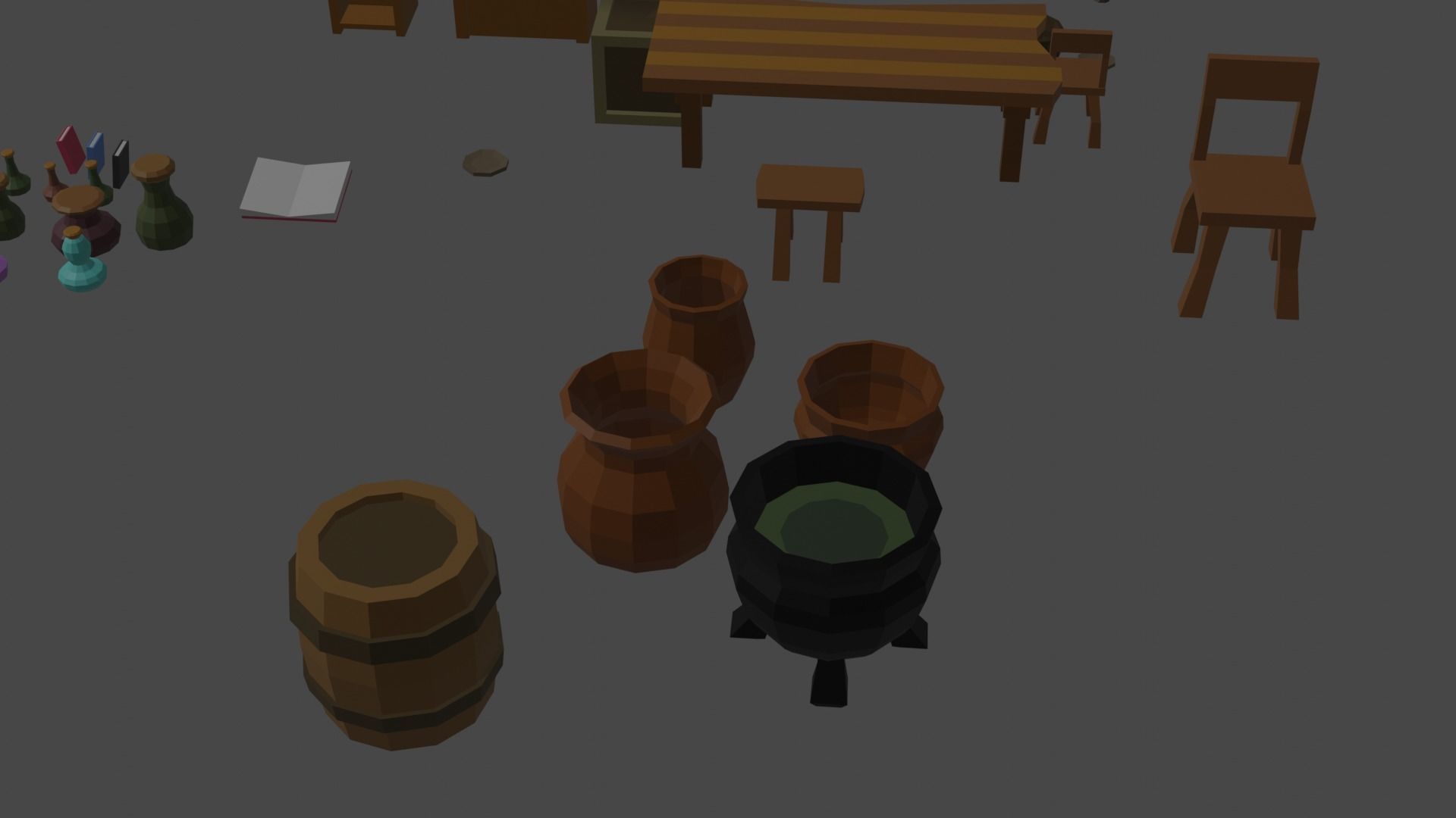 3D model low poly dungeon VR / AR / low-poly | CGTrader