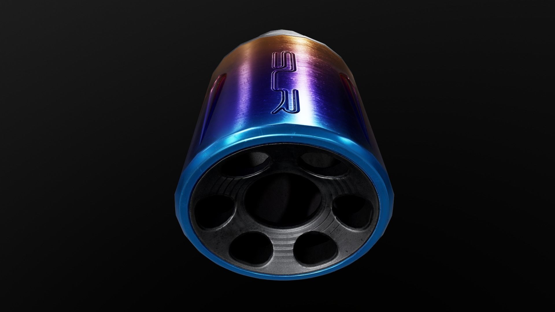 3D model SLR Rifleworks Synergy Linear Hybrid Comp 45 ACP VR / AR / low ...