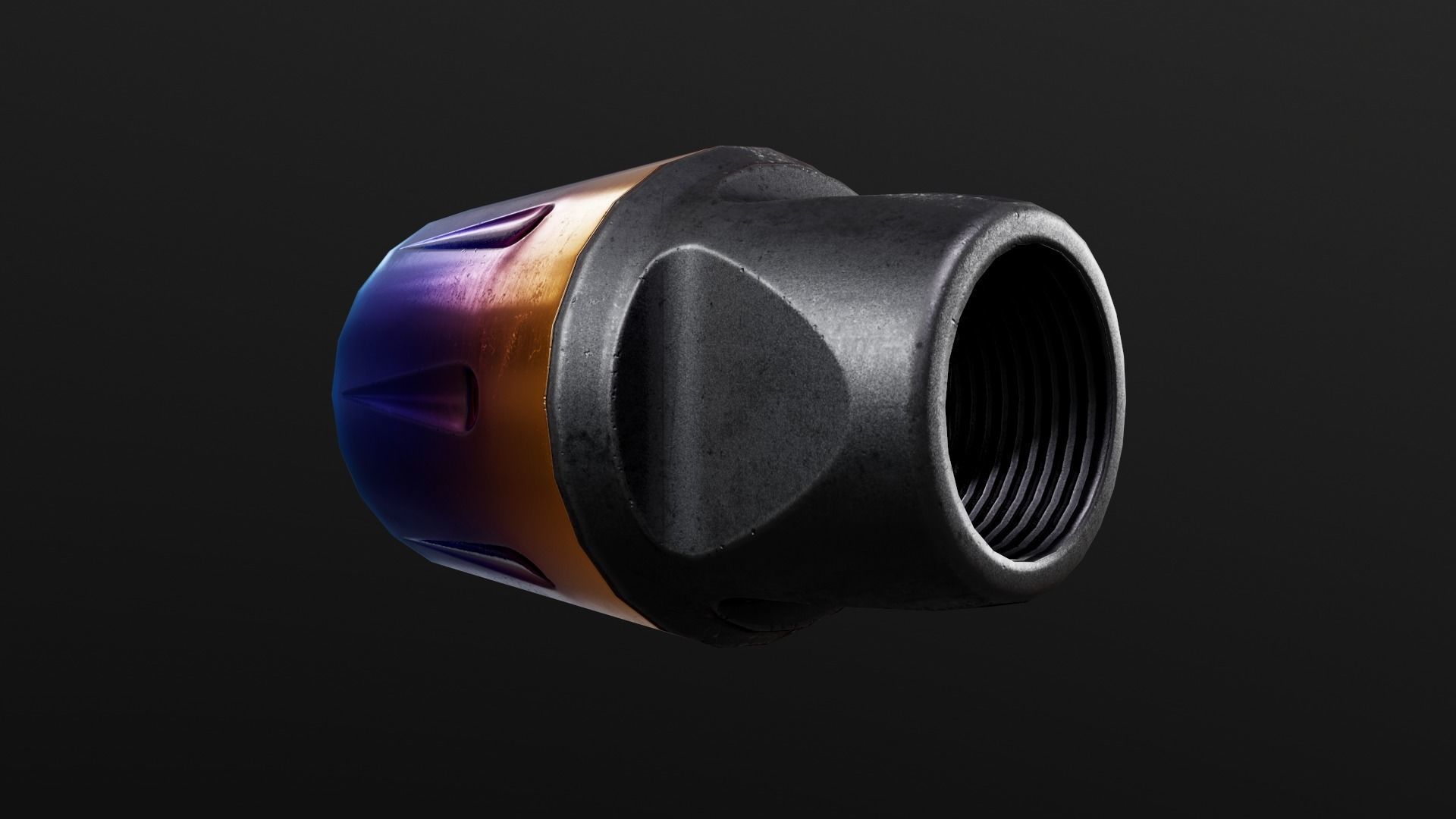 3D model SLR Rifleworks Synergy Linear Hybrid Comp 45 ACP VR / AR / low ...