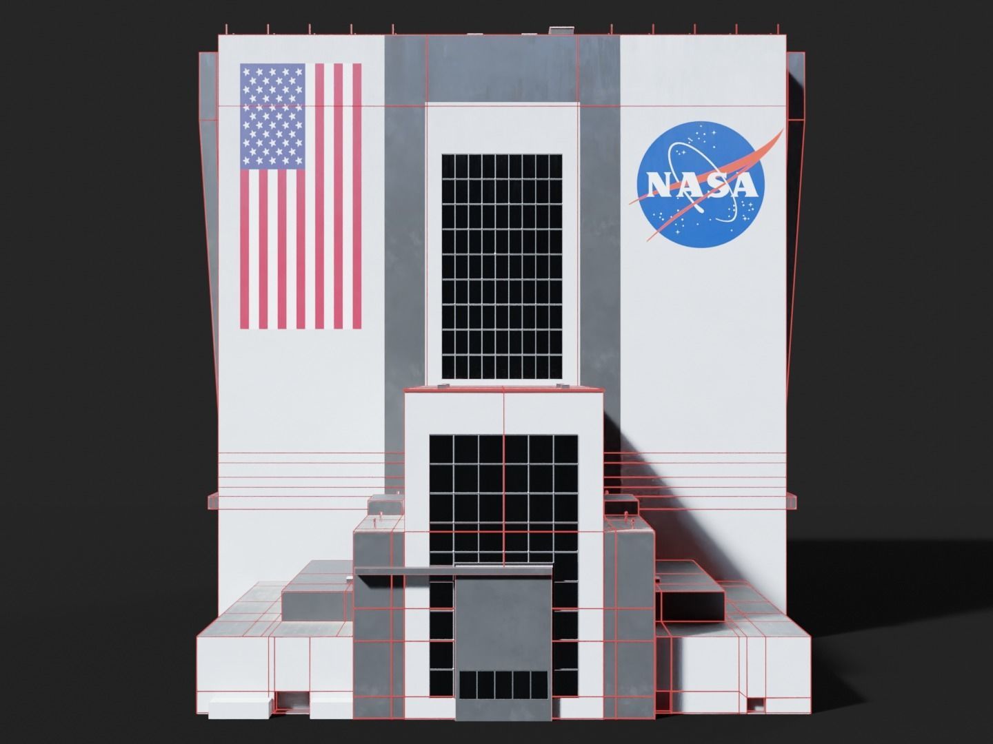 3D model NASA Vehicle Assembly Building VR / AR / low-poly | CGTrader