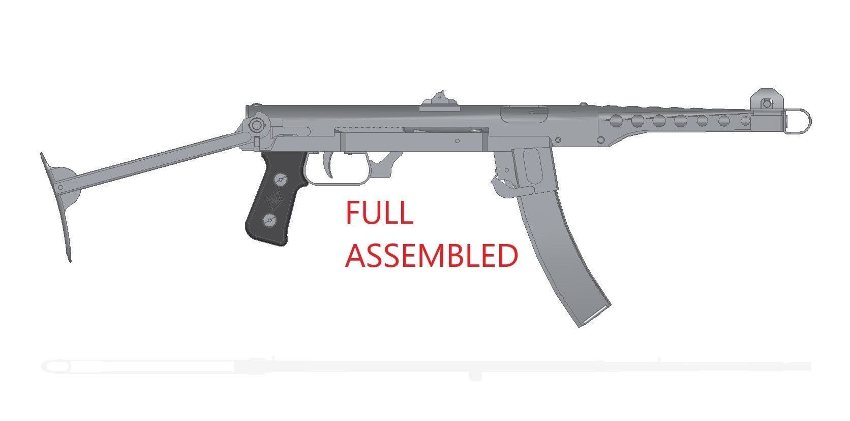 PPS-43 gun 3D model | CGTrader