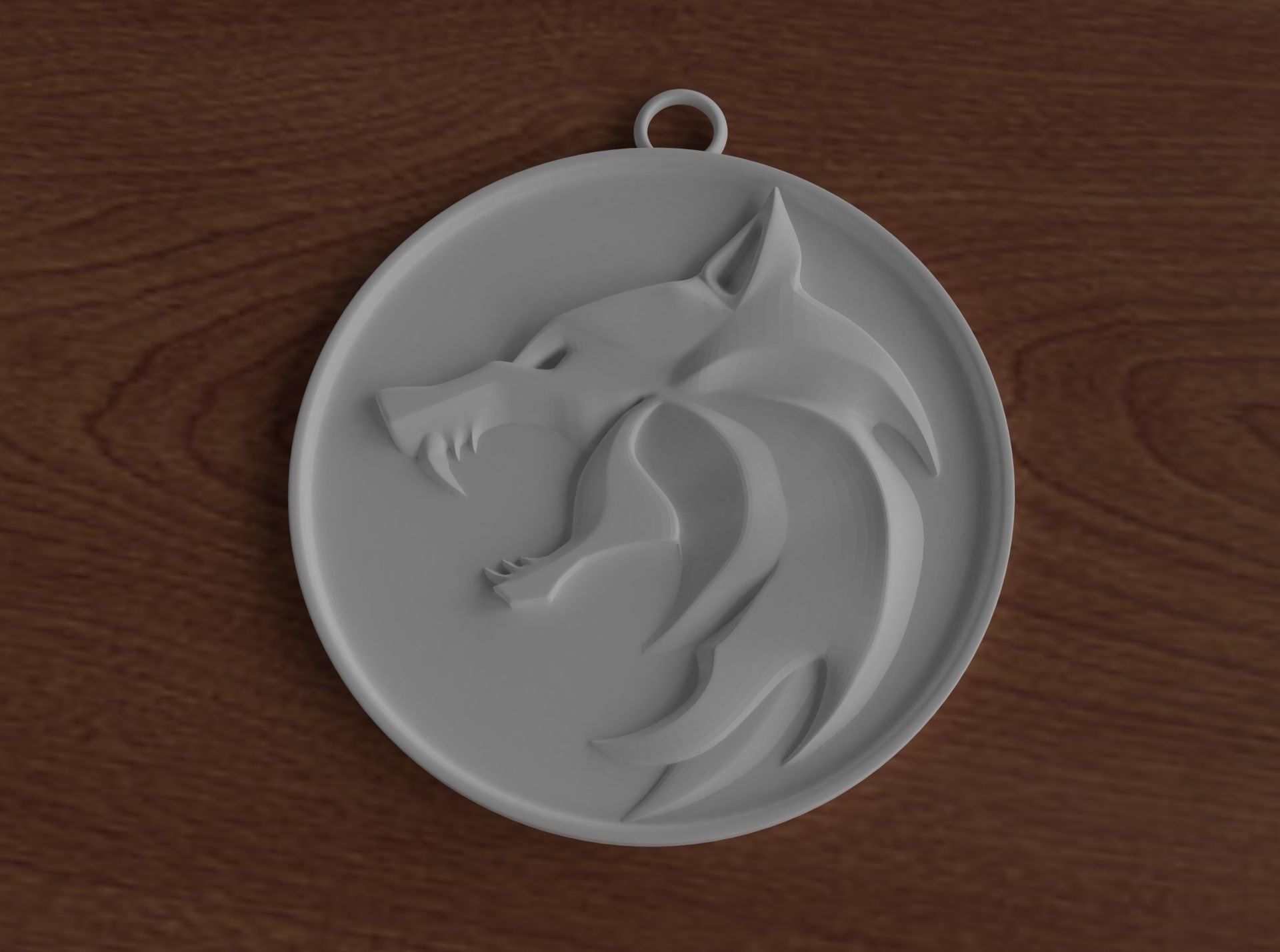 The Witcher medallion 3D model 3D printable | CGTrader