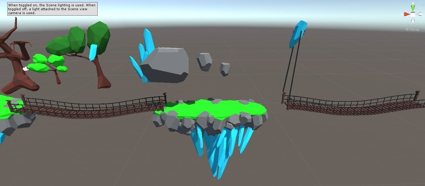 3D model LowPoly Sky Island VR / AR / low-poly | CGTrader