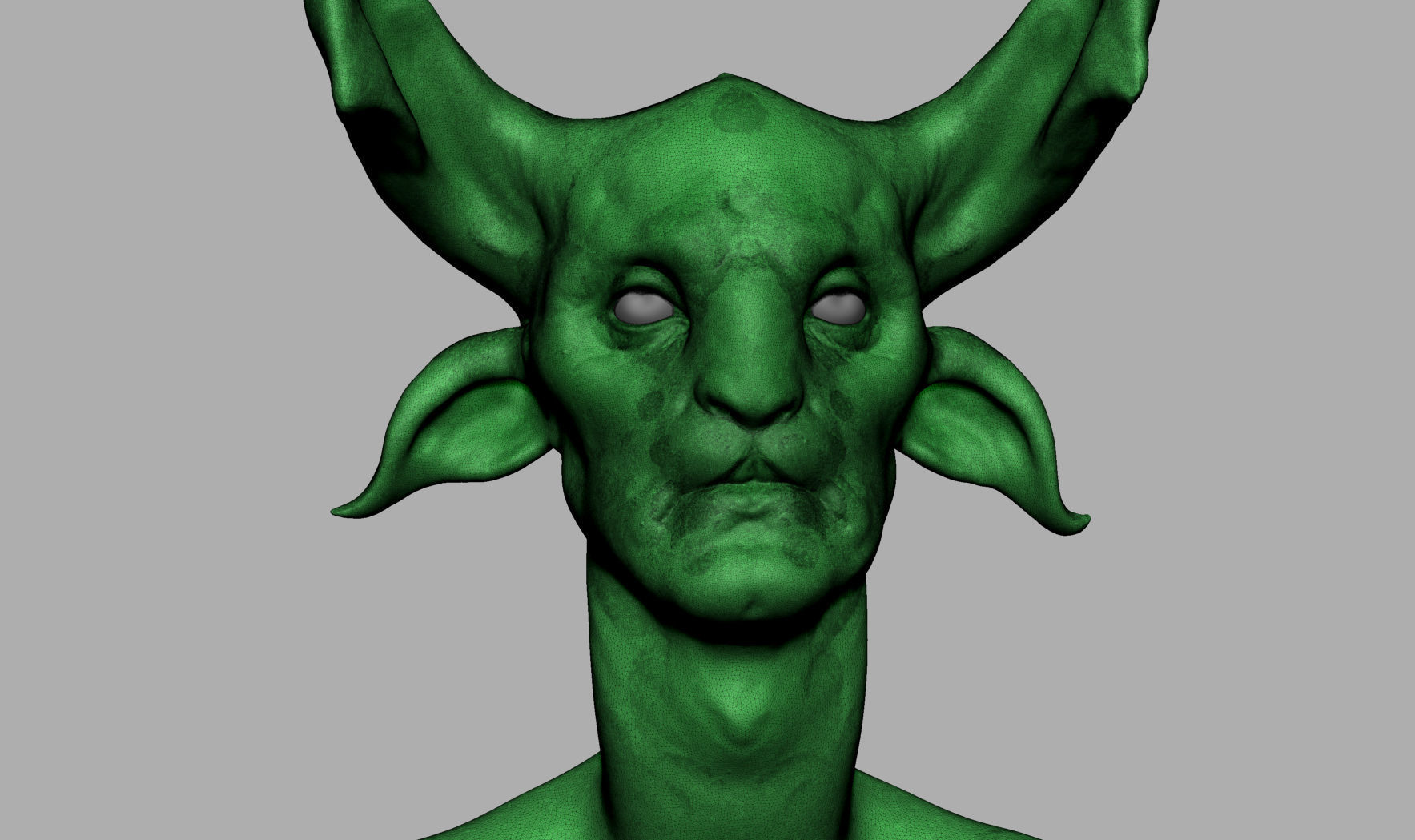 Fantasy Creature Head v2 3D model | CGTrader